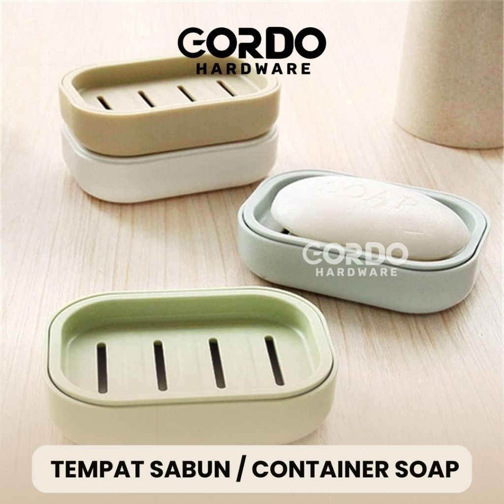Jual Rak Sabun Mandi 2 Lapis Container Soap Drain Box / Tempat Sabun ...