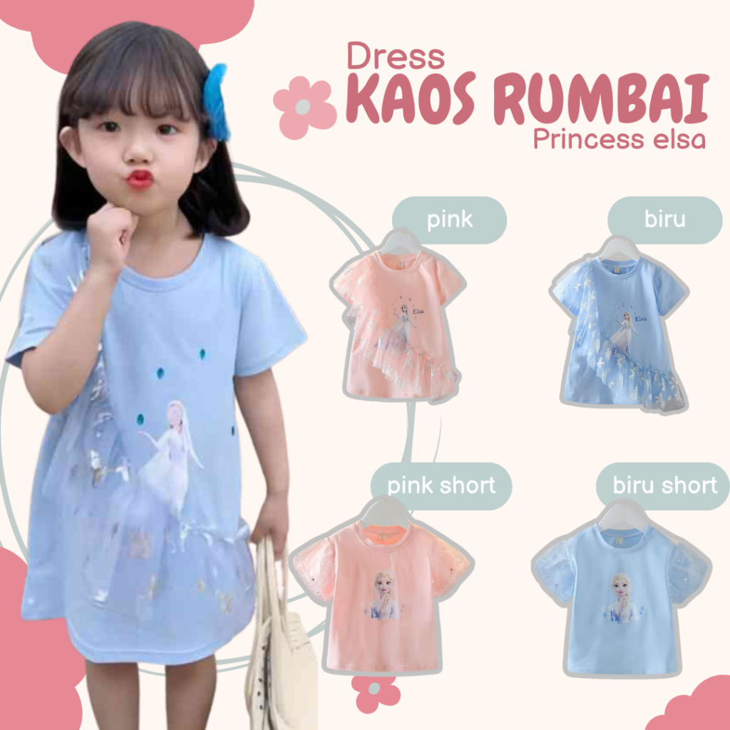 Jual Funtastees.1-9 Tahun Baju Anak Perempuan Usia Gaun Kaus Anak ...