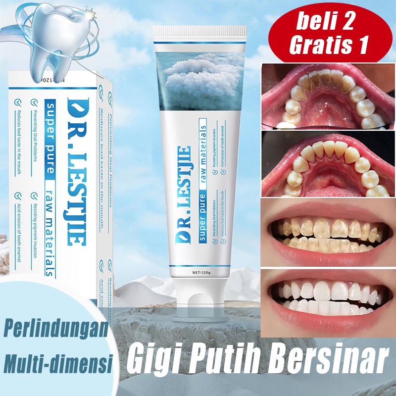 Jual [Beli 2 Gratis 1] Pasta Gigi Pemutih Gigi Memutihkan Gigi Kuning ...