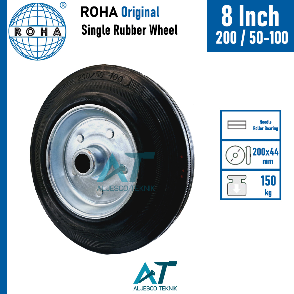 Jual RODA 8 INCH KARET ETALASE - TROLI - SCAFFOLDING | Shopee Indonesia