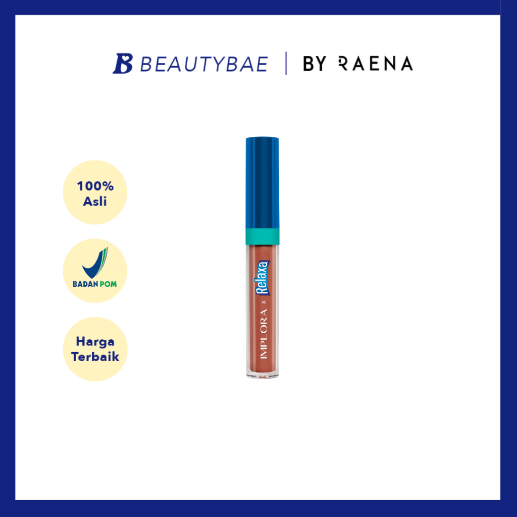 Jual Implora X Relaxa Matte Lipcream Barley & Grape | Shopee Indonesia
