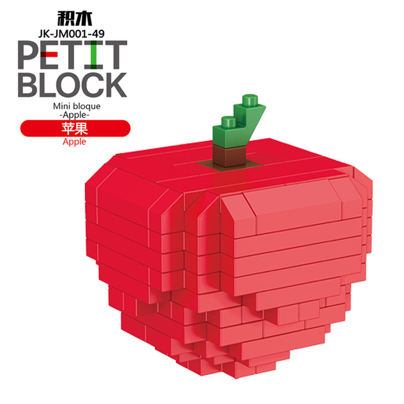 Jual PETIT BLOCK NANO BUAH FRUIT APPLE PEAR DIY NANO BLOCK PISANG ...