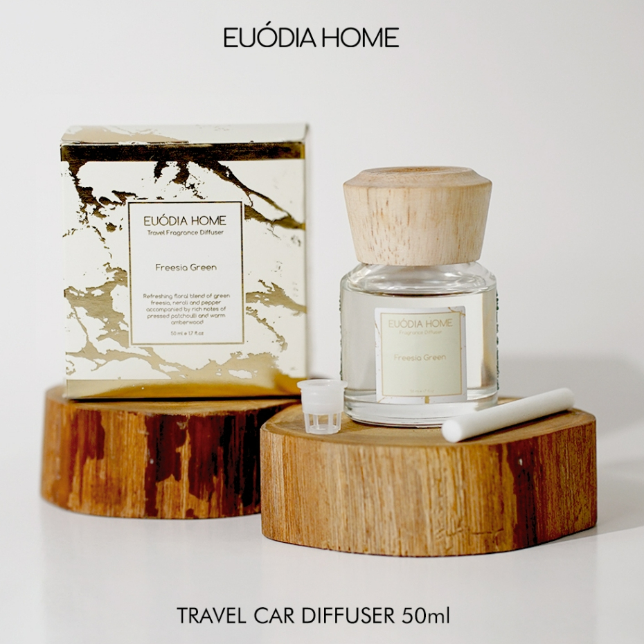 Jual Euodia Home Freesia Green Fragrance Travel Car Diffuser ...