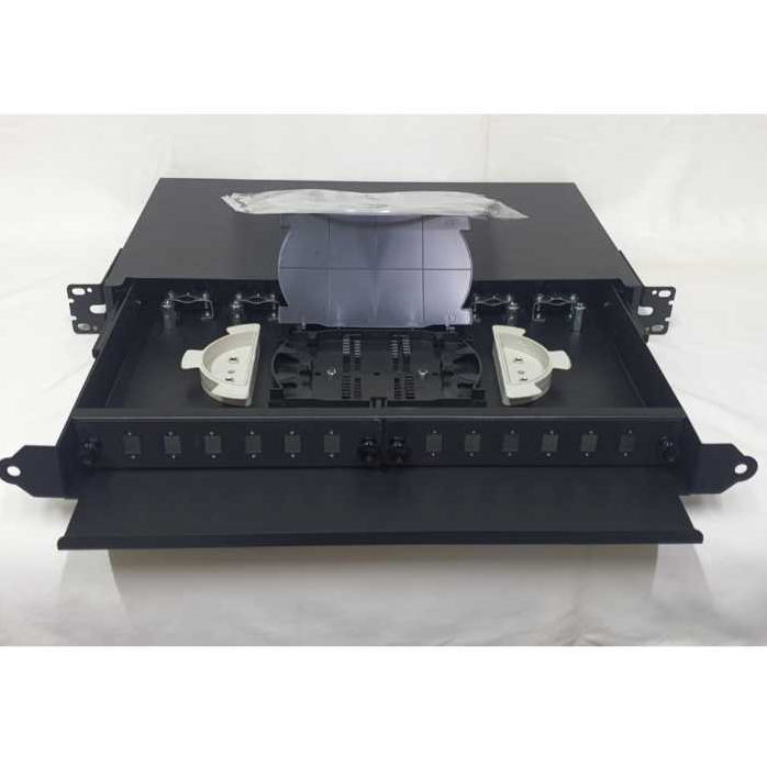 Jual Fiber Optic OTB ODF 12 Core SC | 1U Drawer ODF OTB 12 Core Kosong ...
