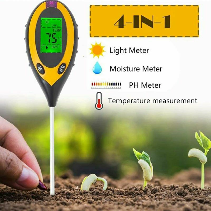 Jual Soil Meter Pengukur Temperature dan Kelembapan Tanah Soil PH ...
