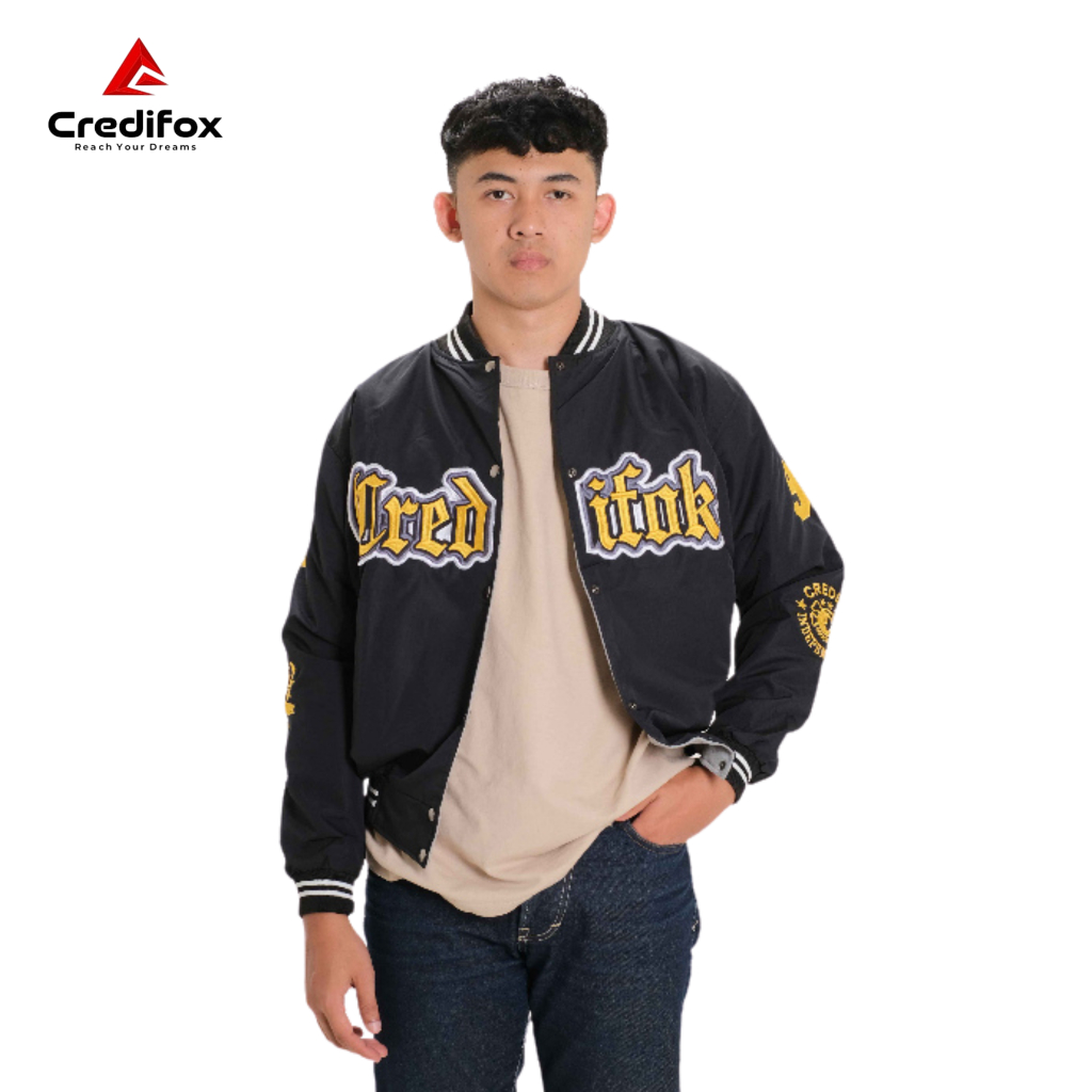 Jual CREDIFOX Jaket bomber pria / jacket varsity baseball / jaket ...
