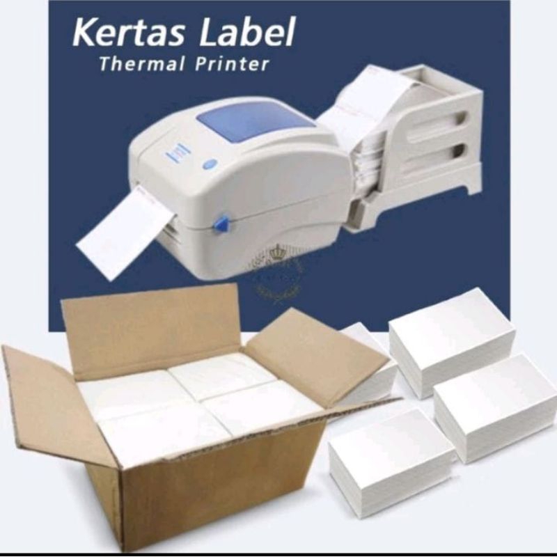 Jual Kertas Thermal 100 X 150 Sticker label isi 1000 lembar | Resi ...