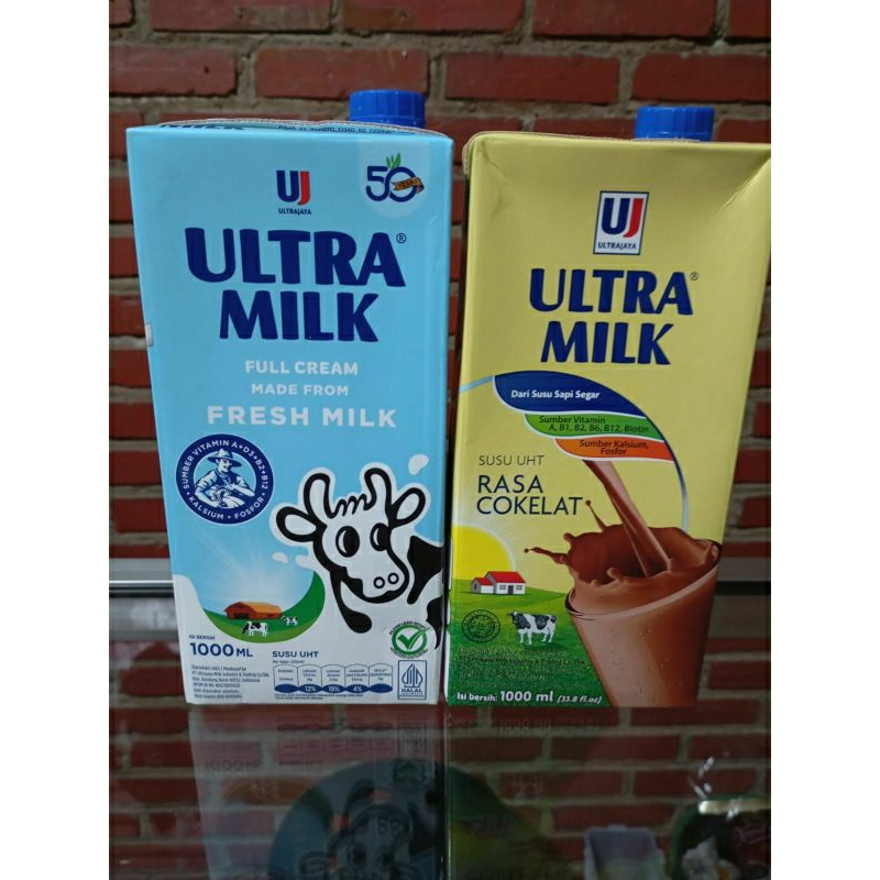 Jual SUSU ULTRA FULLCREAM FRESH MILK / COKELAT 1 LITER | Shopee Indonesia