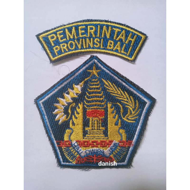 Jual BET BORDIR LOGO LAMBANG PROVINSI BALI | Shopee Indonesia