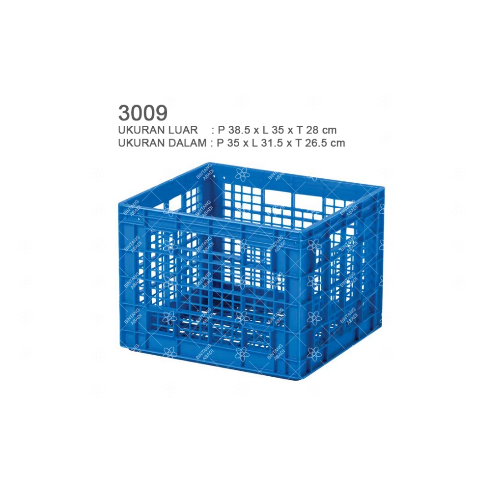 Jual Keranjang Industri Serbaguna 3009 Rabbit Container Plastik Box ...