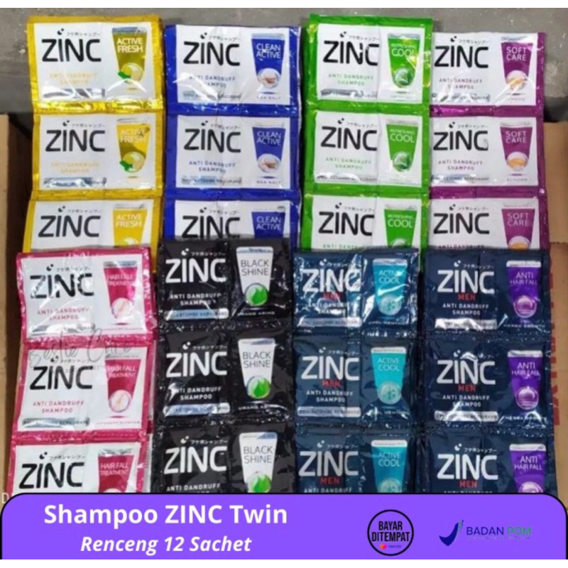 Jual Zink shampoo renceng aneka varian | Shopee Indonesia