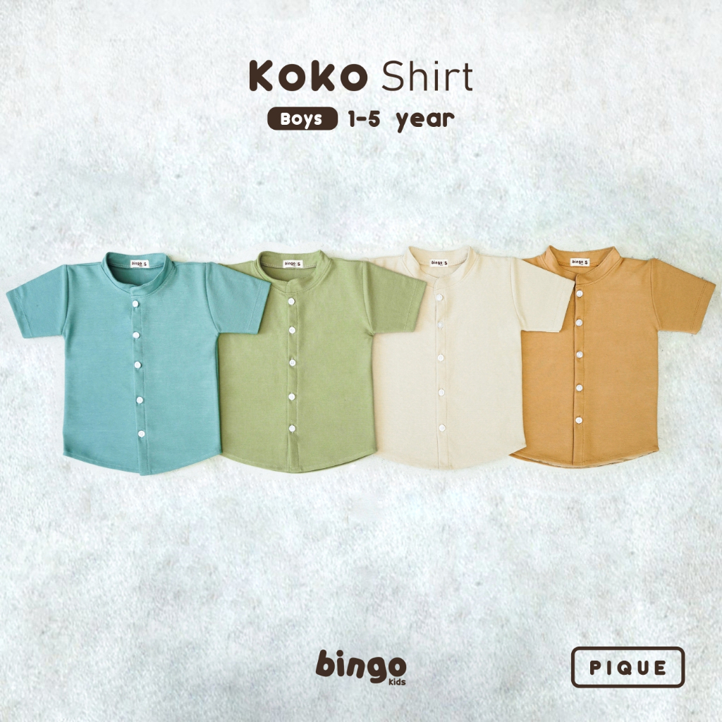 Jual BINGOKIDS | KOKO SHIRT / Baju Koko Anak Balita / Shanghai Shirt 1 ...