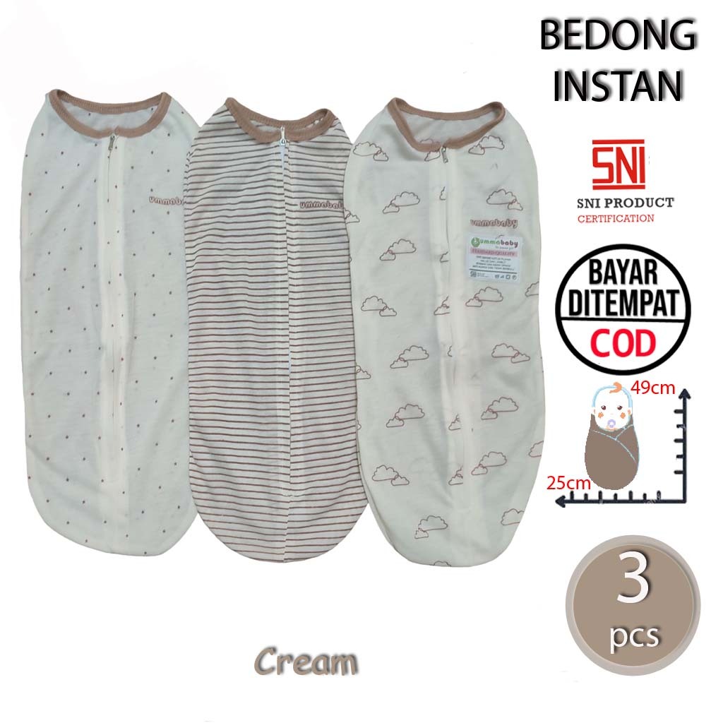 Jual 3in1 Bedong Instan Bayi Swaddle Baby Newborn Perlengkapan bayi ...