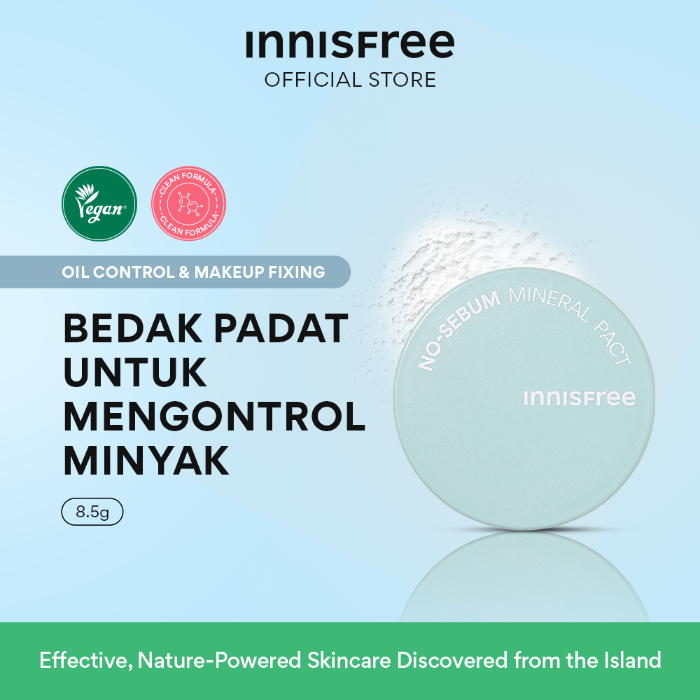 Jual Innisfree No Sebum Mineral Pact 8.5g - Bedak Padat untuk ...
