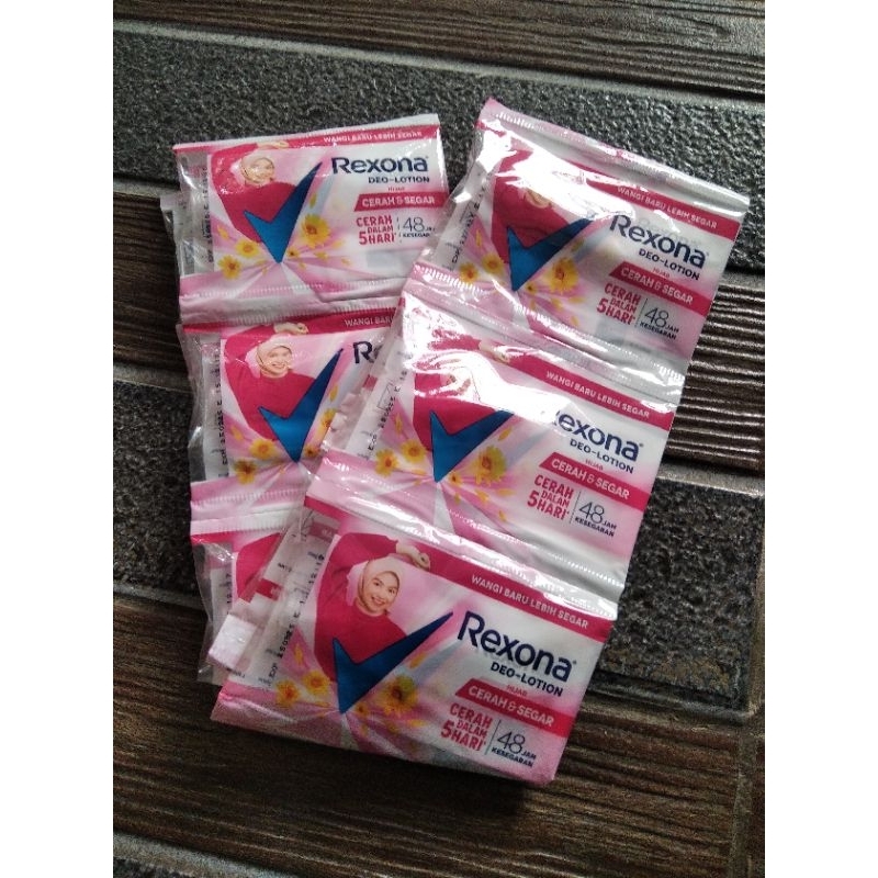 Jual Rexona Deo-Lotion 1 Renceng 12 Sachset 9gr | Shopee Indonesia