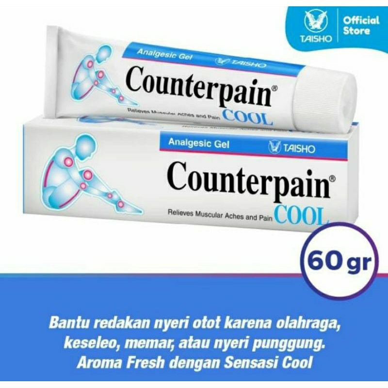 Jual Counterpain Cool 60 gr || Counterpain 60 gr || Counterpain ...