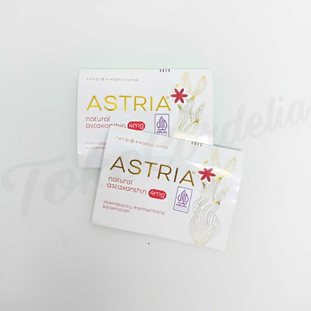 Jual Astria Astaxanthin 4 mg Isi 4 Tablet | Shopee Indonesia