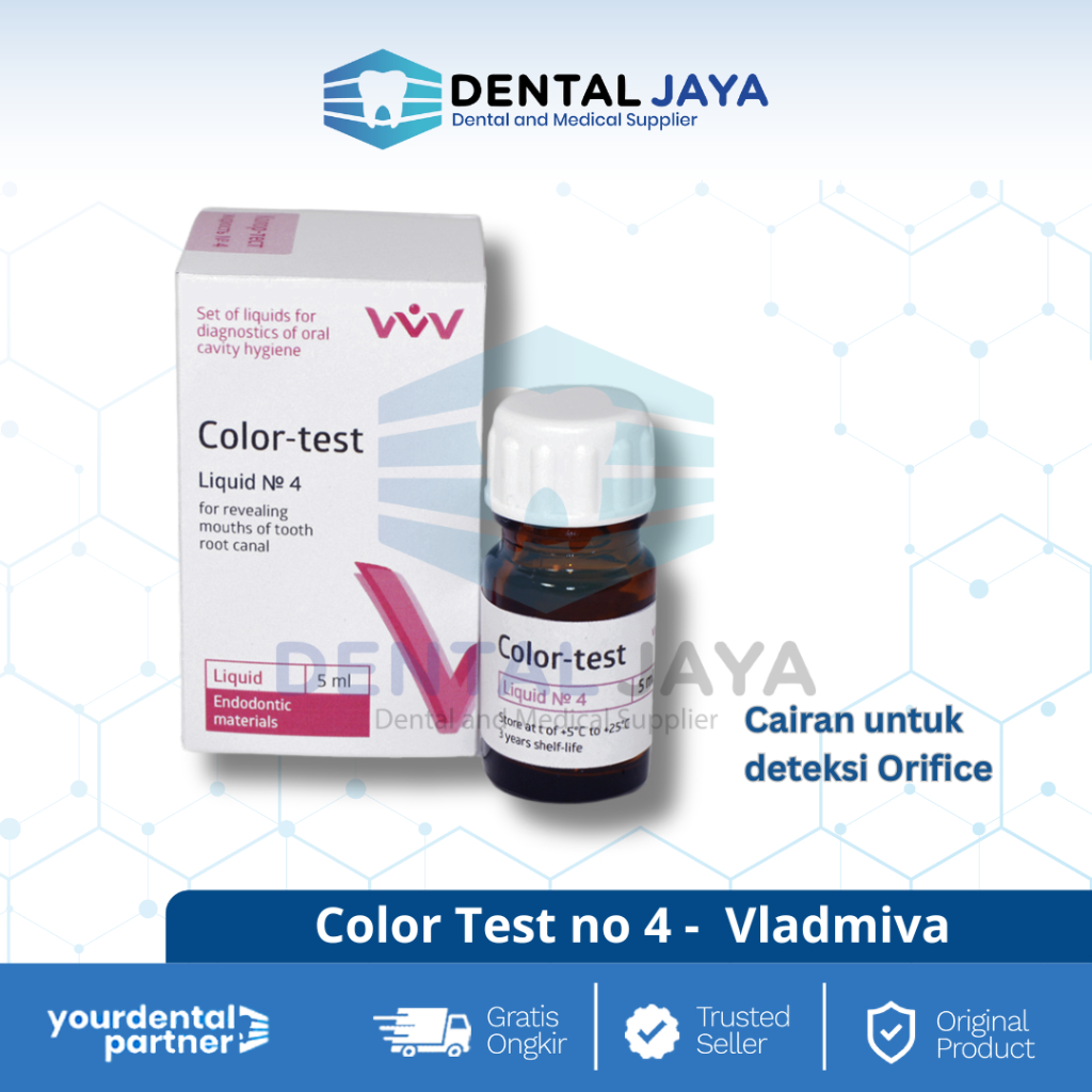 Jual Vladmiva Dental Color Test No 4 Canal Detektor Orifice Deteksi ...