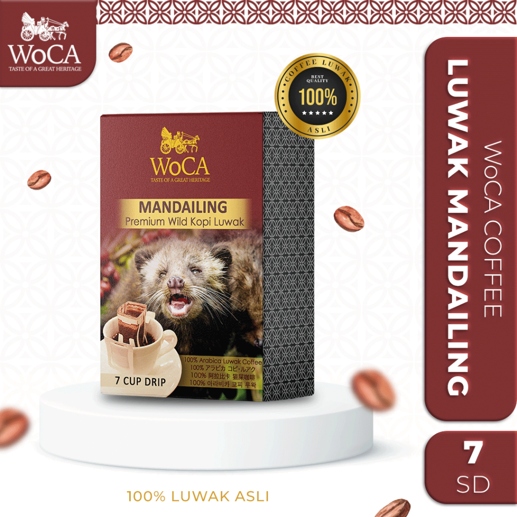 Jual WoCA Kopi Luwak Mandailing 7 SD | Shopee Indonesia