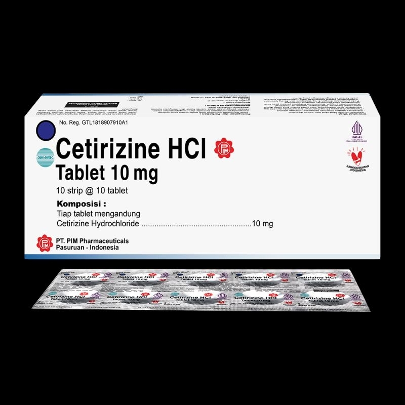 Jual cetirizine 10 mg PIM 10 tablet | Shopee Indonesia