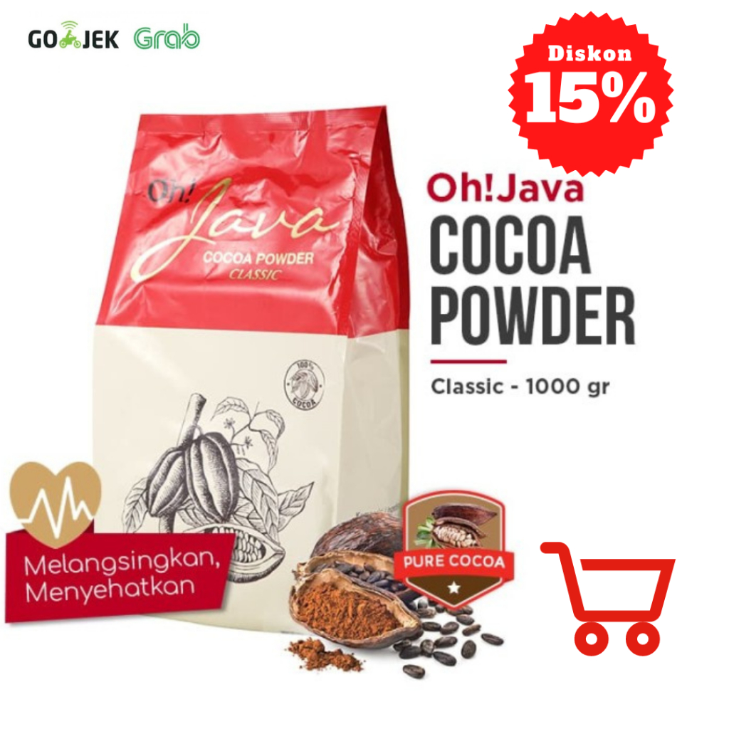 Jual Oh!JAVA Cocoa Powder Classic Flavor 1000g| ASLI (Bukan Repack ...