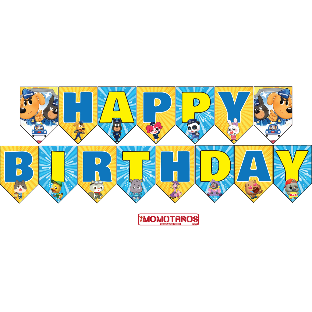 Jual banner HBD Sheriff Labrador | Shopee Indonesia