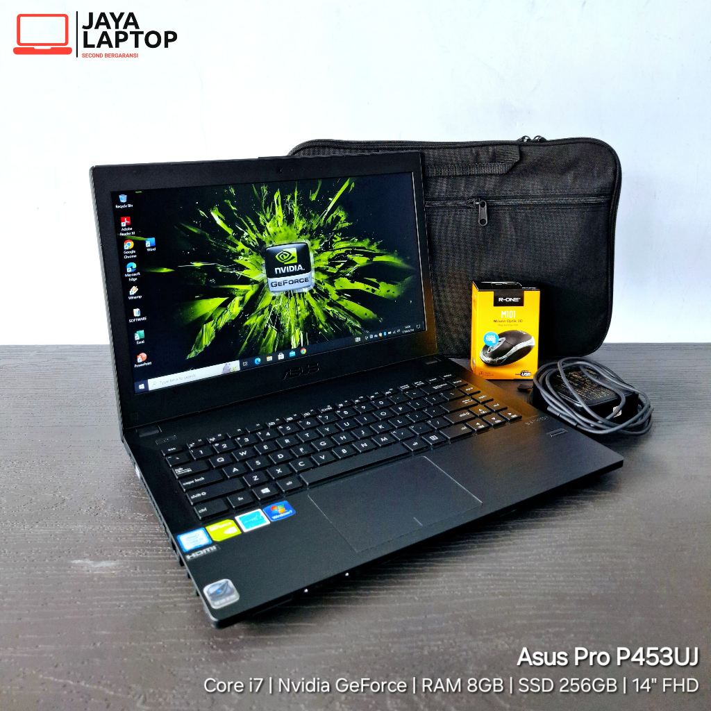 Jual Asus Pro P453UJ Core i7 Gen 6 Nvidia GeForce RAM 8GB SSD 256GB 14 ...