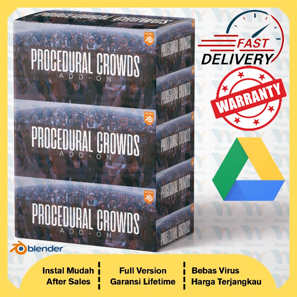 Jual Procedural Crowds for Blender 3D | Shopee Indonesia
