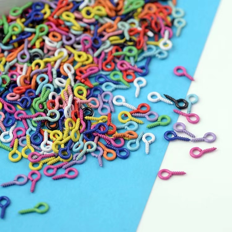 Jual [COD⚡ISI 50pcs] Paku Ulir Kepala Bulat Ukuran Biji Warna Silver ...