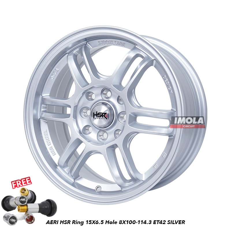 Jual Velg Mobil Brio Ring 15 Velg Pelek R15 HSR AERI PCD 4X100 4X114,3 Xenia Ayla Agya Sigra ...