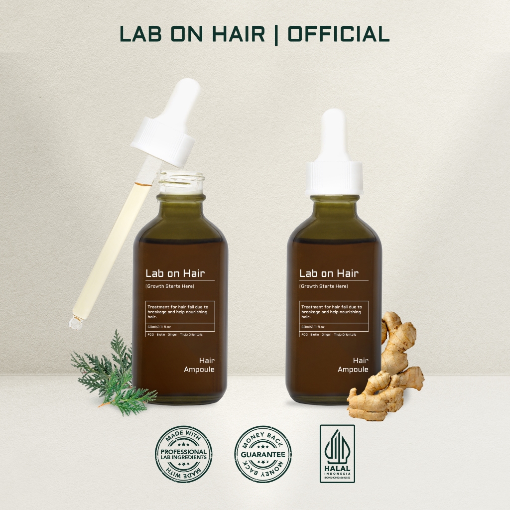 Jual Lab On Hair Bundle 2 Ampoule Anti Hair Fall Ampoule Serum - Hair ...