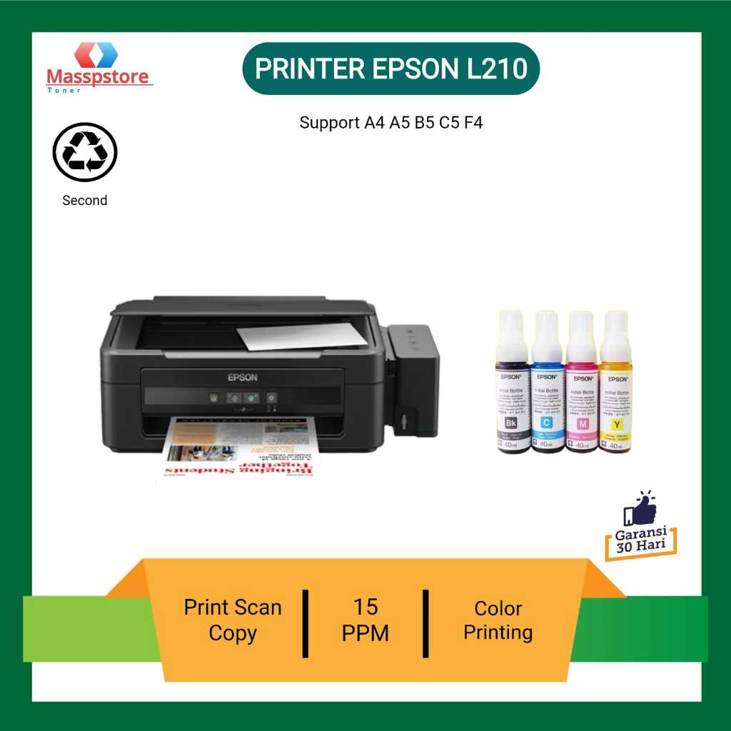 Jual Printer Epson L210 Print Scan Copy | Shopee Indonesia