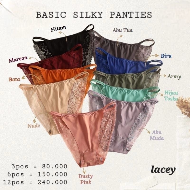 Jual Basic Silky Panties | Shopee Indonesia