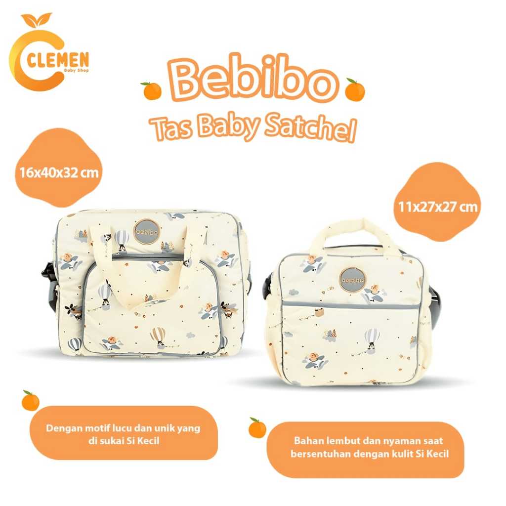 Jual Bebibo Tas Baby Satchel (Tas Bayi Premium) | Shopee Indonesia