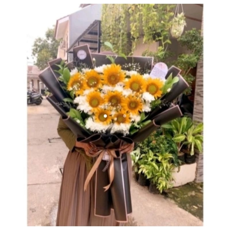 Jual Buket bunga matahari super jumbo | Shopee Indonesia