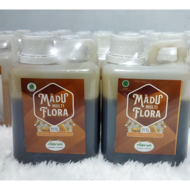 Jual Madu Murni Multi Flora 500gr Asli Mabruk | Shopee Indonesia
