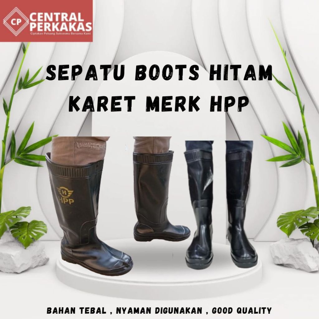Jual Sepatu Proyek / Sepatu Boot Karet / Safety Boot HPP / Sepatu boots ...