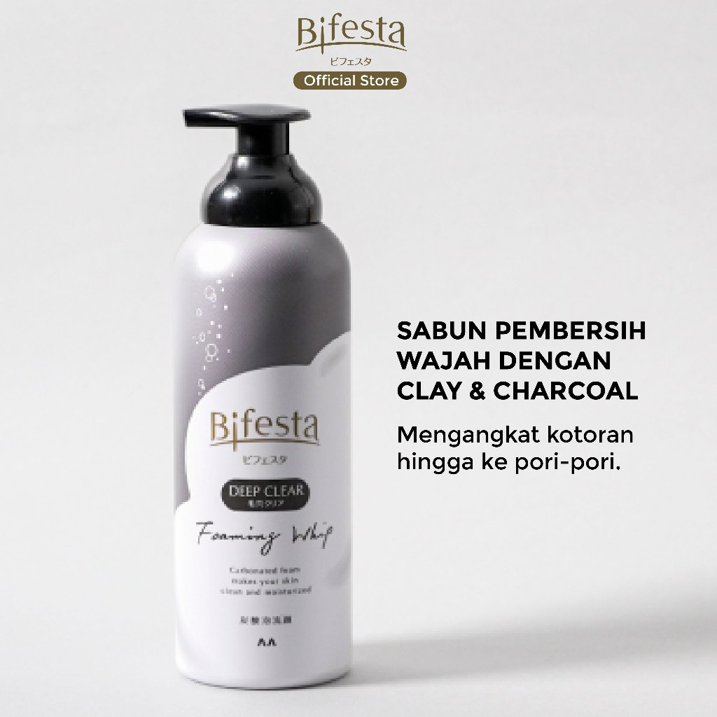 Jual BIFESTA Foaming Whip Deep Clear (Sabun Pembersih Wajah Dalam ...