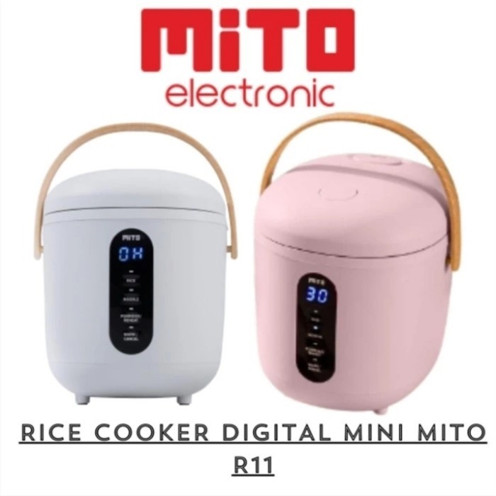 Jual Rice Cooker Digital Mito R11 Mini Kapasitas 0.5 Liter Garansi ...