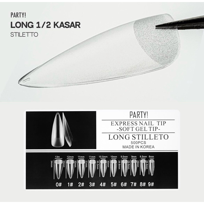 Jual NAIL TIP EXPRESS PARTY BUFF - SOFT GEL TIP PARTY NAIL - KUKU PALSU ...