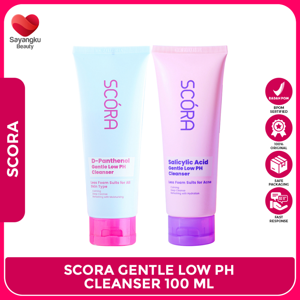 Jual SCORA Gentle Low PH Cleanser 100 ml | Shopee Indonesia