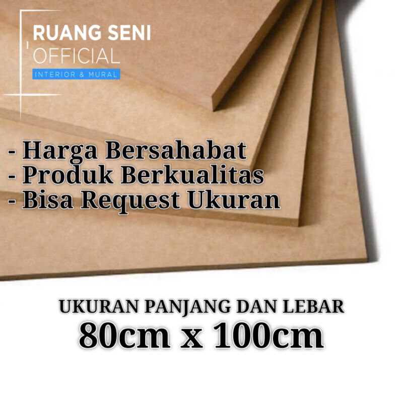 Jual Papan Kayu MDF 9mm ukuran 80*100 | Shopee Indonesia