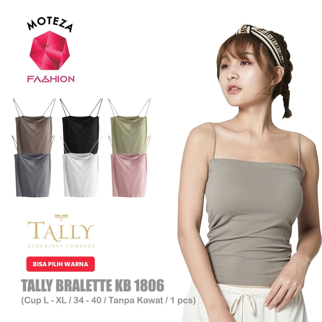 Jual Tally 1806 Kemben Bra BH Bralette Tanktop Wanita | Busa Tipis ...