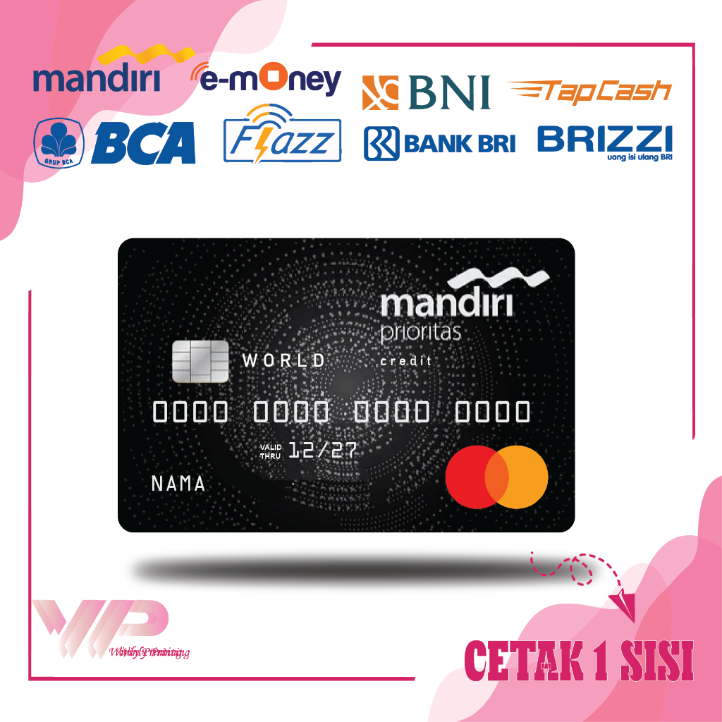 Jual KARTU EMONEY DEBIT MANDIRI PRIORITAS BLACK MANDIRI FLAZZ BCA GEN 2 ...