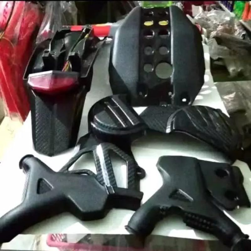 Jual Pelindung mesin crf plus spakbor undertail stoplamp led 3 in 1 crf ...