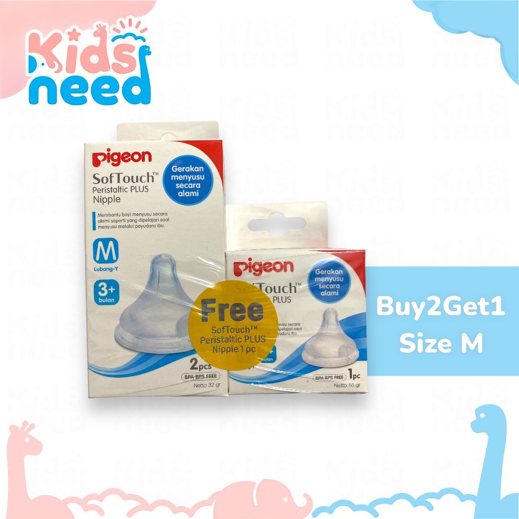 Jual PIGEON Dot Wideneck Soft touch Peristaltic Plus Size SS S M L LL ...