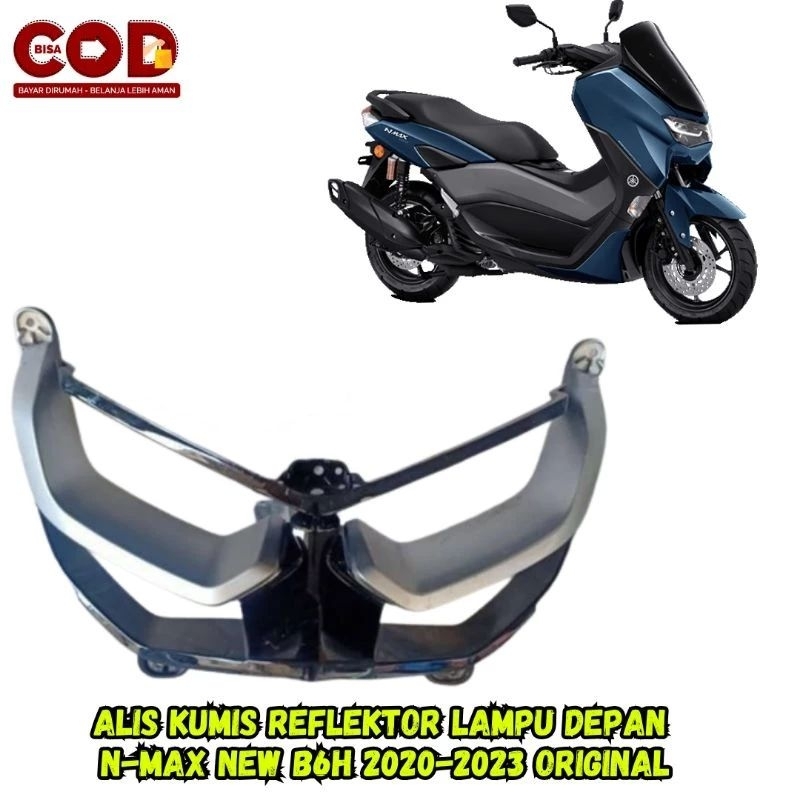 Jual (BISA COD) FRAME KUMIS ALIS MIKA LAMPU DEPAN YAMAHA NMAX NEW 2021 ...