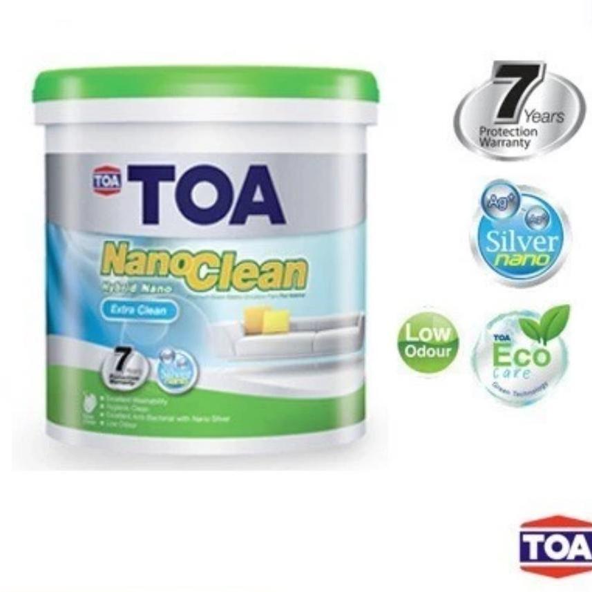 Jual CAT TEMBOK INTERIOR TOA NANO CLEAN EXTRA CLEAN 2,5 Lt | Shopee ...