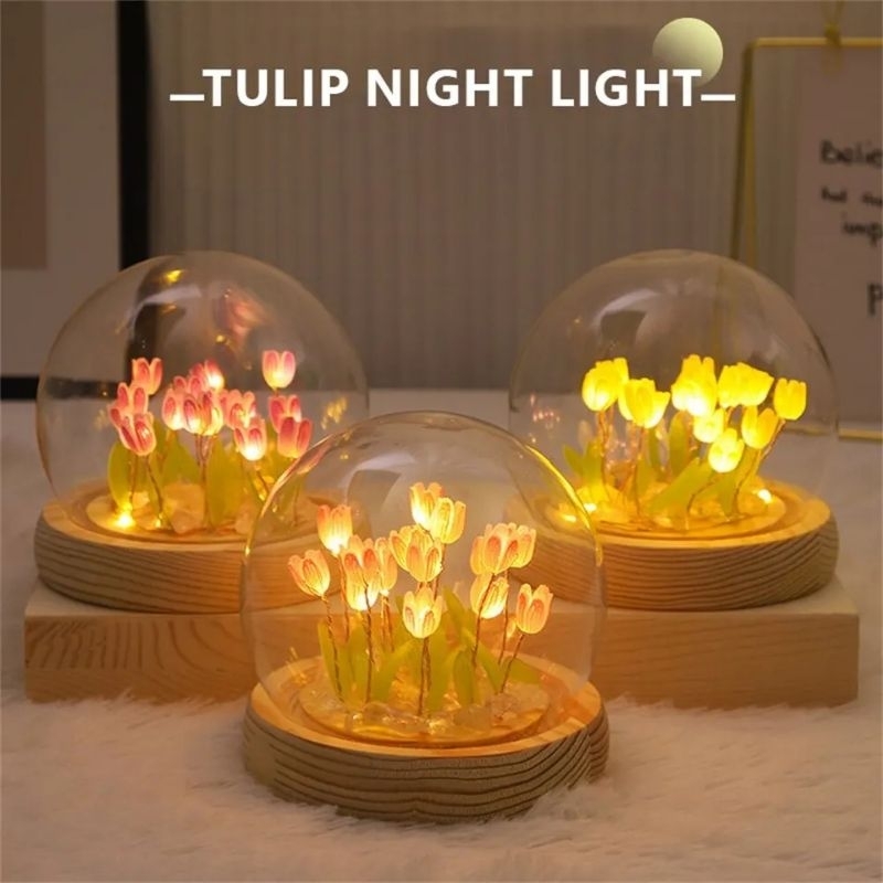 Jual Nomaid.id - Pajangan Tulip DIY Rakit Sendiri - Lampu Malam Bunga ...