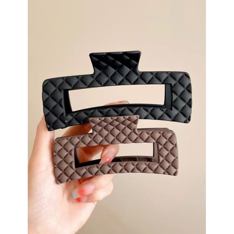 Jual Jepit Rambut Kotak Bolong Ukuran 10cm / Jedai Salon Korea Persegi Panjang Varian Warna Milk ...